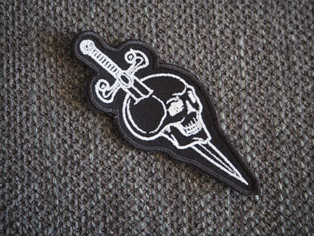 Skull & Sword Patch | Depressive Illusions Records